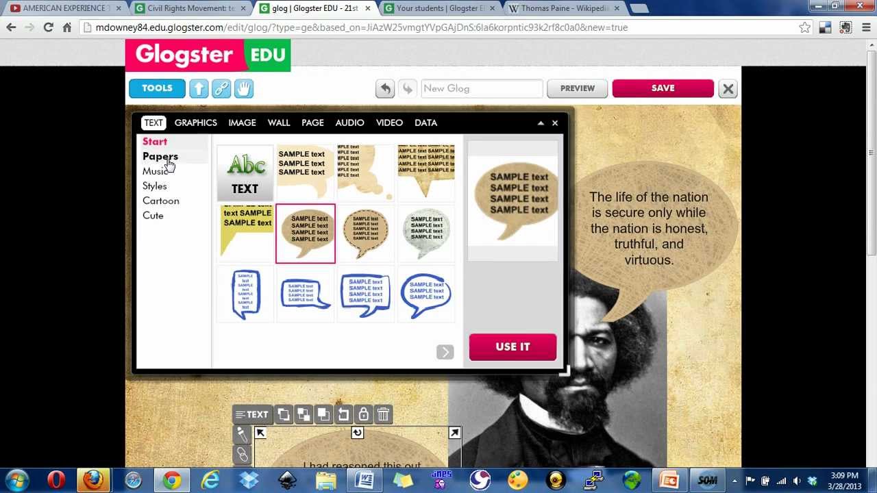 Intro to Glogster and Glogster EDU - YouTube