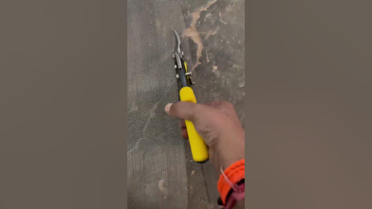 Mesh cutting tool ideas - YouTube
