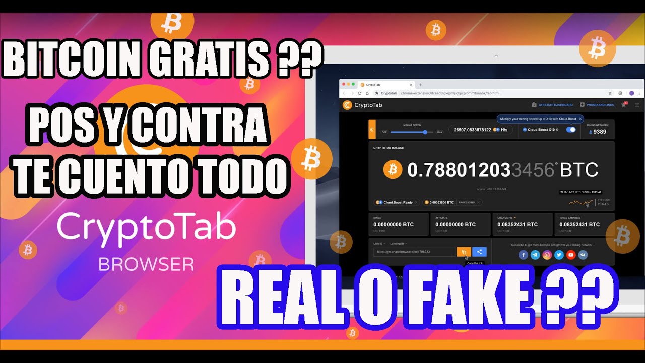 Como Ganar BTC De Verdad Con CryptoTab - Pos y Contra 😎 - YouTube