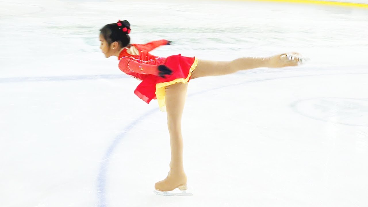 CAMEL SPIN Figure Skating Academy of A.Ryabinin Skater Sree Abiraame B ...