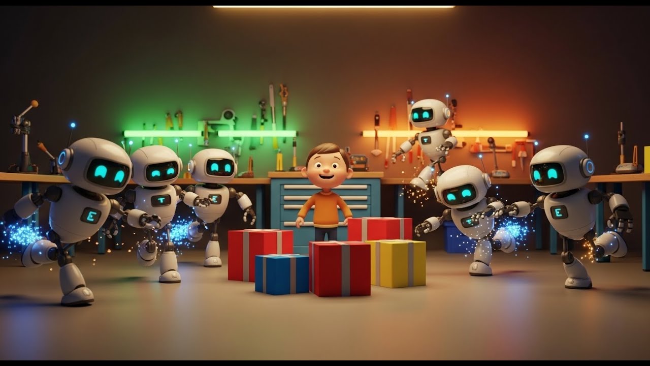 Counting Robots Beeping | Best Nursery Rhymes and Kids Songs Collection ...