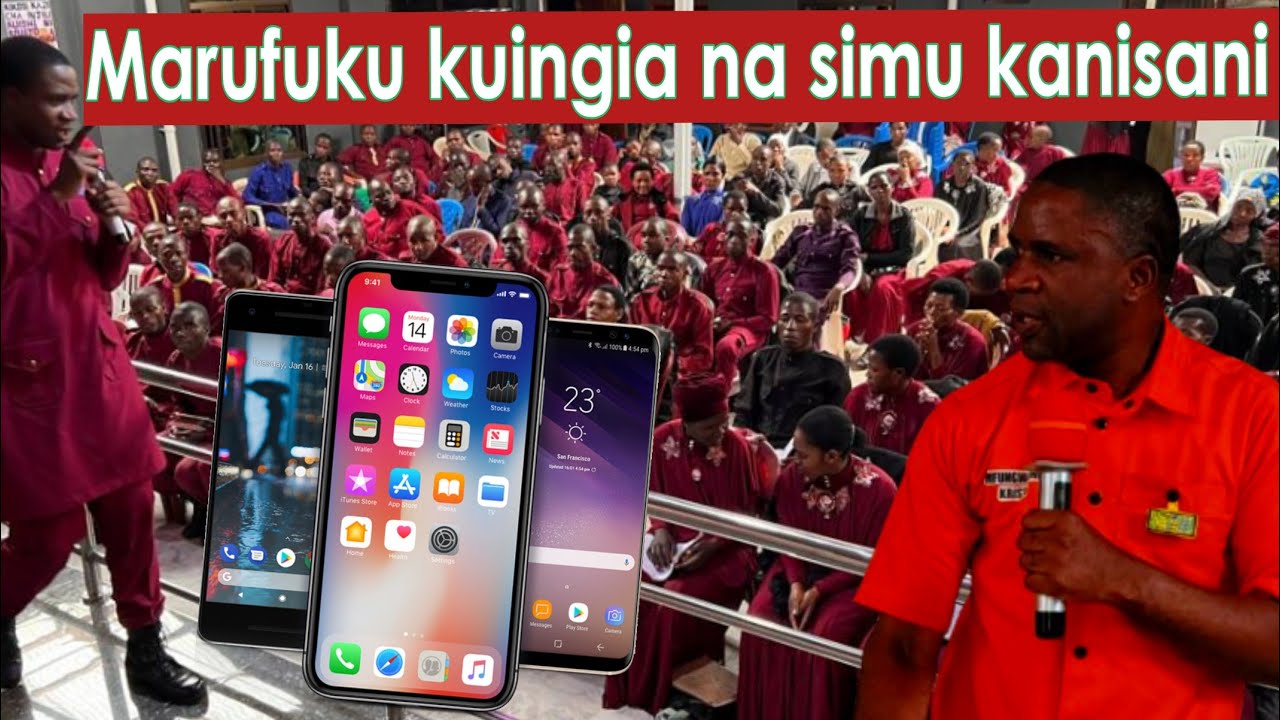 Mbarikiwa apiga marufuku kuingia na simu kanisani/kusoma Biblia kwenye simu. - YouTube
