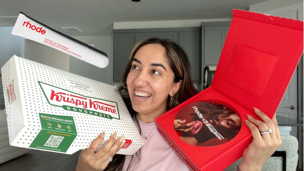 Rhode Skin + New Strawberry Glazed Lip Peptide Treatment 🍓 - YouTube