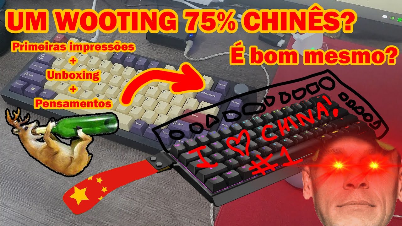 DrunkDeer A75 - Um Wooting 75% chinês? [ Primeiras impressões ] - YouTube