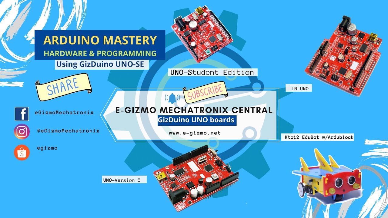 Arduino Mastery Class feat. GizDuino UNO-SE (INTRO VIDEO) - YouTube