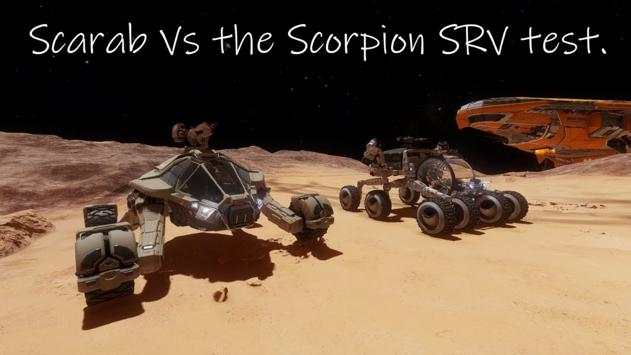Elite Dangerous Odyssey... Testing the Scarab VS the Scorpion SRV - YouTube