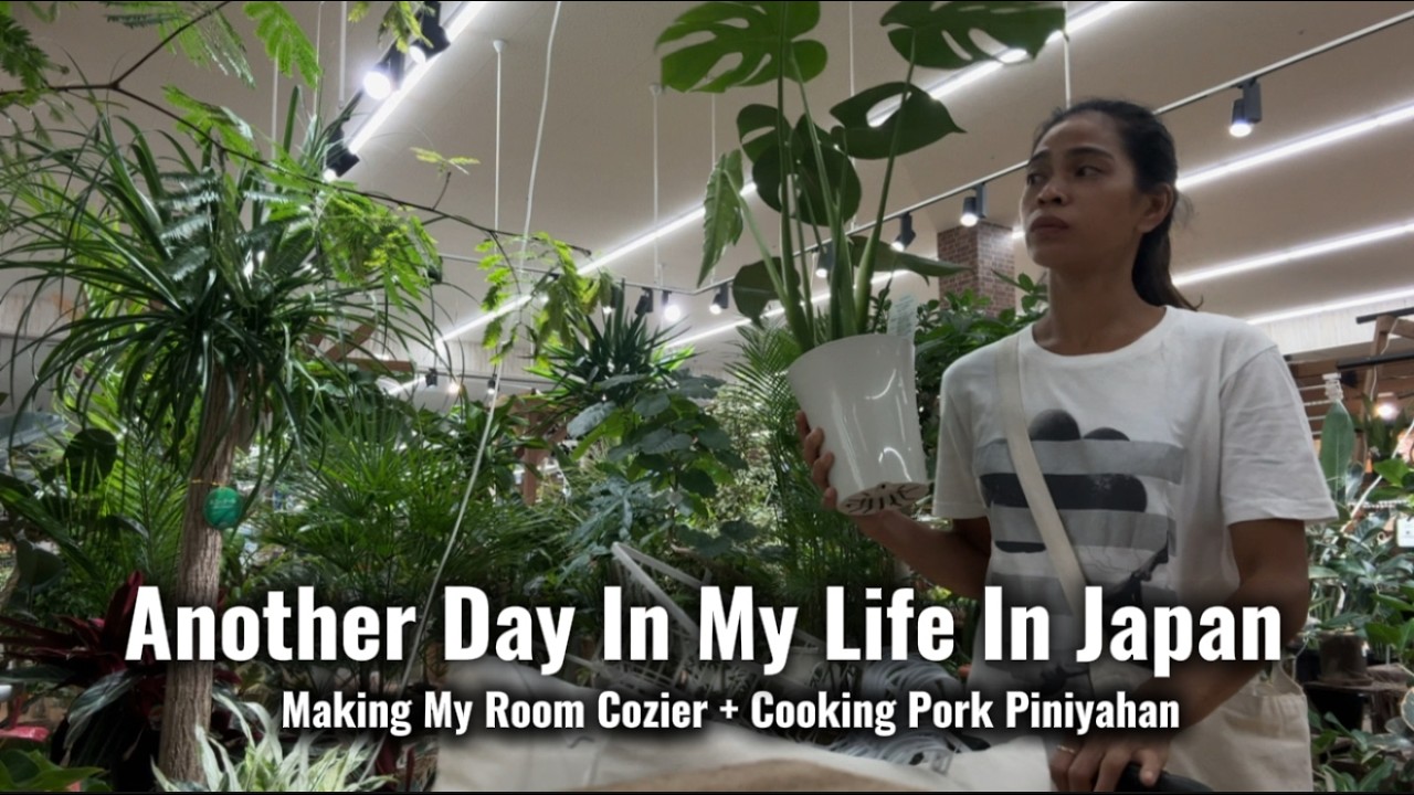 Daily Life in Japan | Shopping for My Room + Cooking Pork Pininyahan ...
