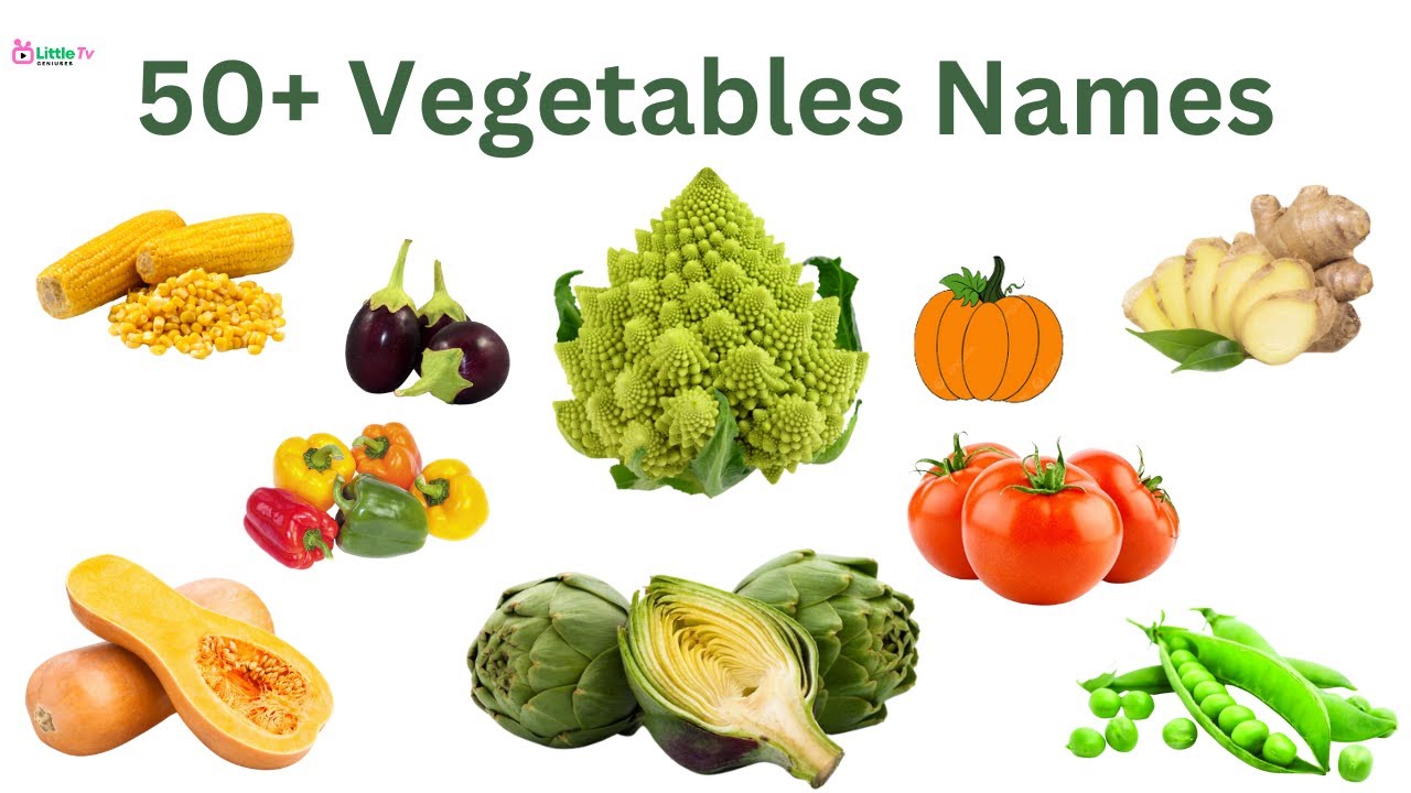 50+ Daily Use Vegetables🍅 | Vegetables🥬 Name Learn | English vegetables ...