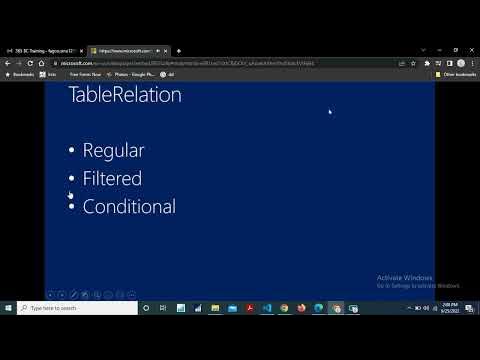 Table Relation In Business Central 365 - YouTube