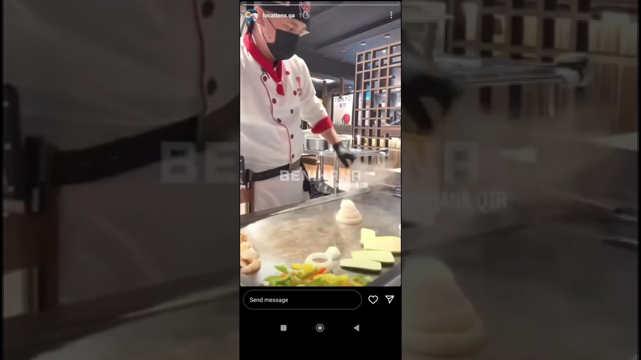 Teppanyaki Short Video @Benihana Doha, Qatar - YouTube