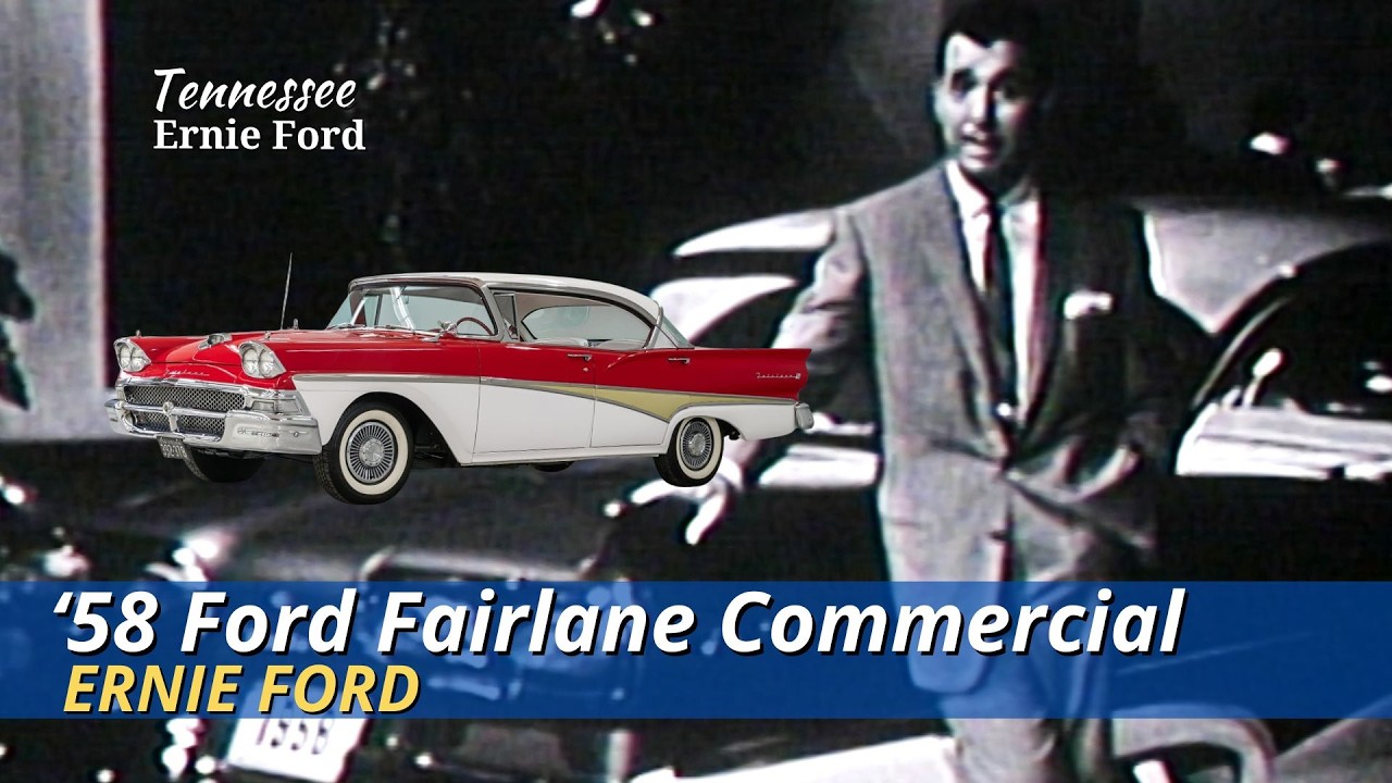 '58 Ford Lineup | Vintage Car Commercial | Ernie Ford | The Ford Show ...