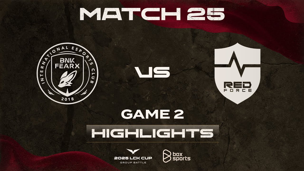 Highlights BFX vs NS | Game 2 | 2025 LCK Cup Group Battle | Match 25 - YouTube