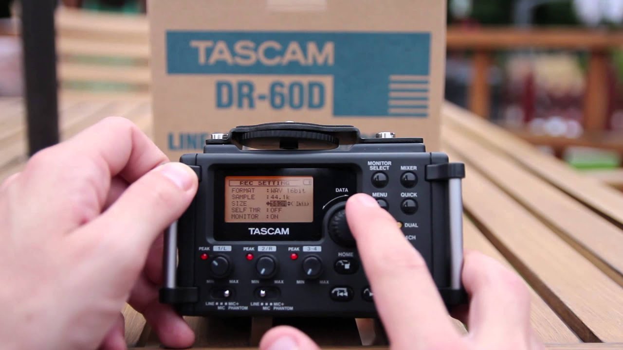 Tascam DR-60D Review - YouTube