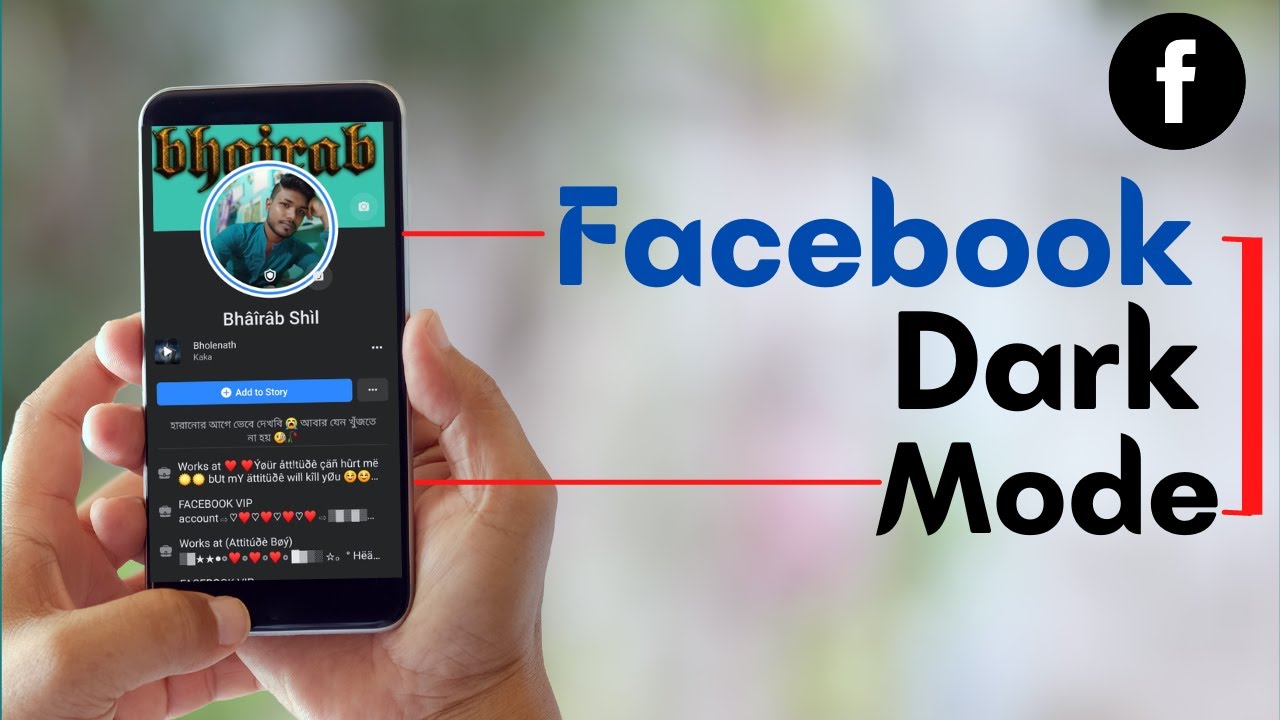 Facebook Dark Mode Enable - How To Enable Dark Mode In Facebook ...