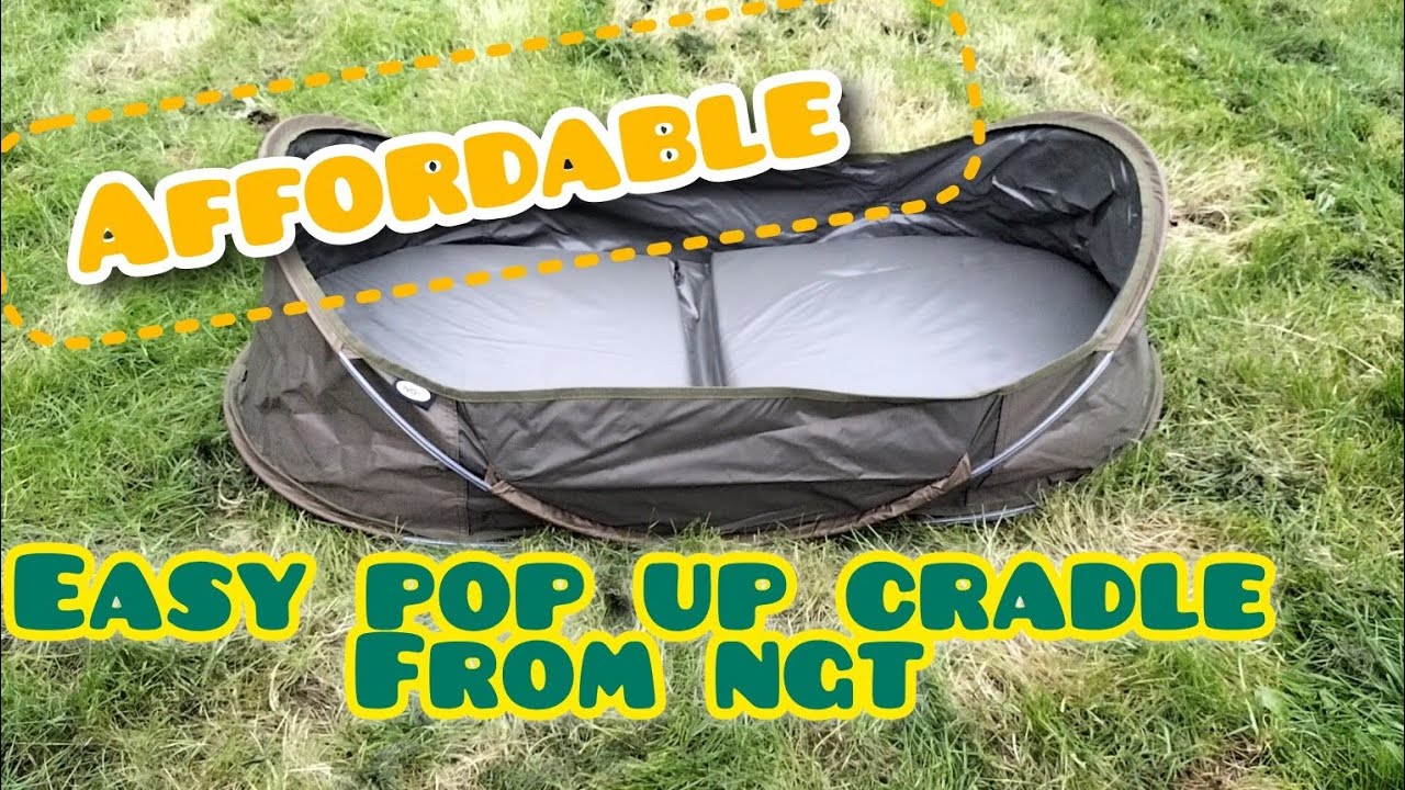 CARP FISHING AFFORDABLE EASY POP UP CRADLE FROM NGT - YouTube