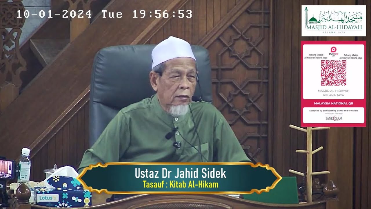 [LIVE] Kuliah Maghrib oleh Ustaz Dr. Jahid Sidek - YouTube