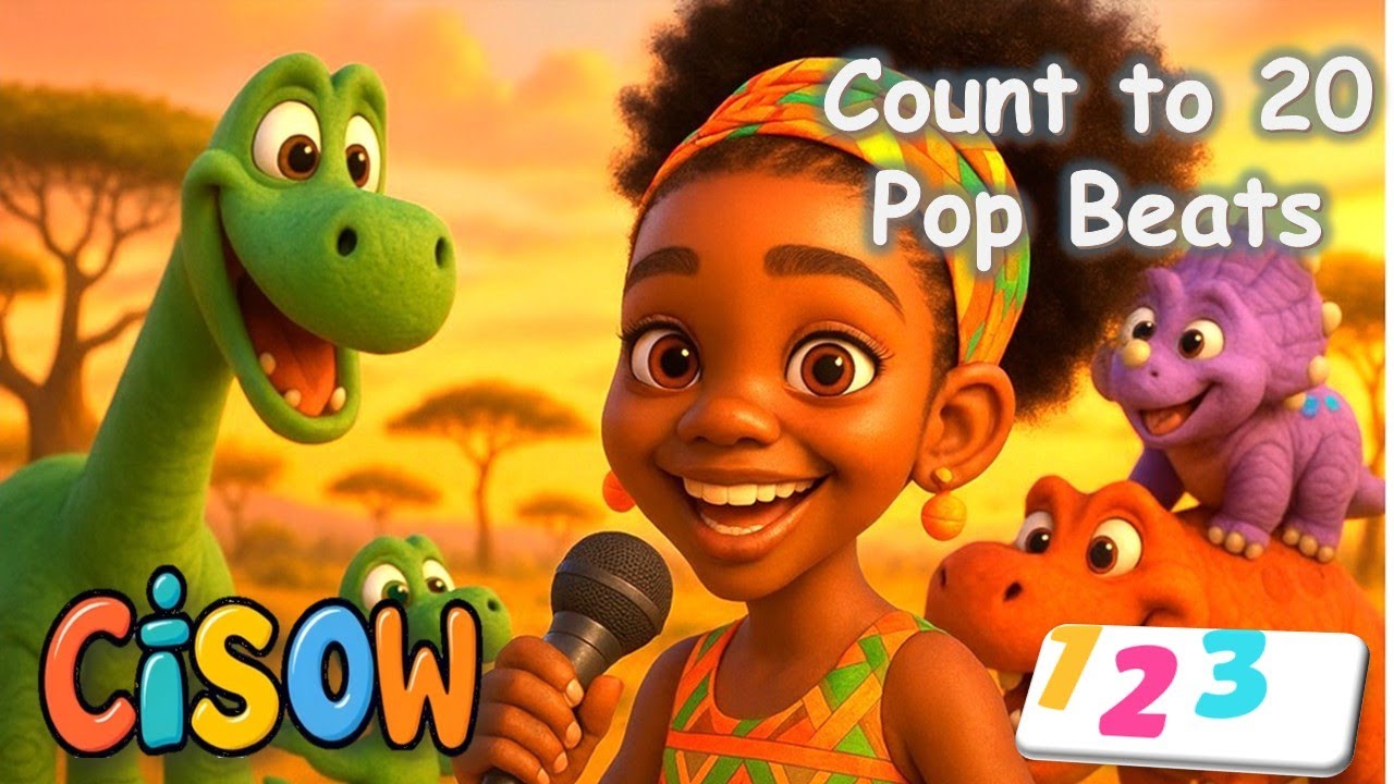 Counting Songs - Count to 20 with Dino & Zuri | Dance & Learn with ...