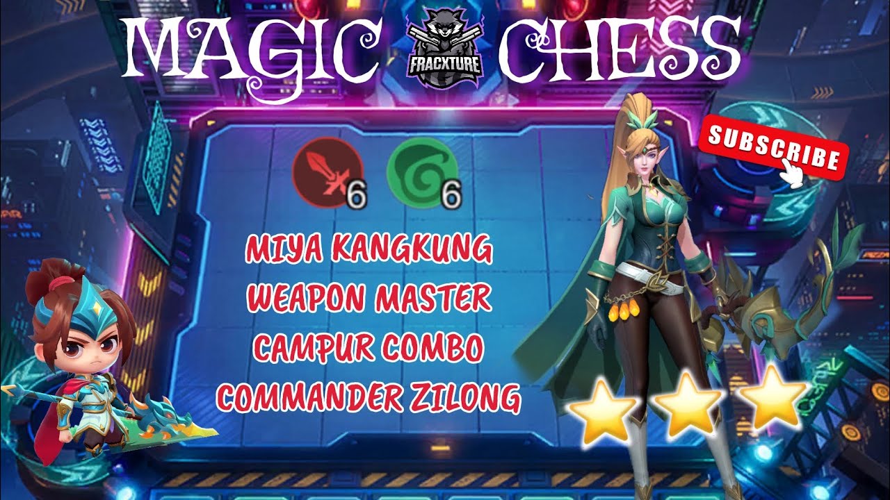MIYA KANGKUNG WM COMBO COMMANDER ZILONG - MAGIC CHESS MOBILE LEGEND ...