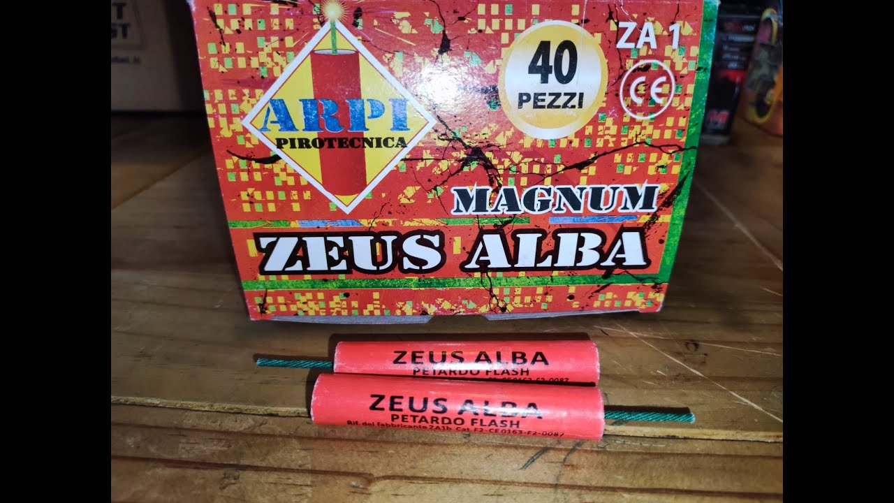 Test Petardo ZEUS ALBA di PIROTECNICA ARPI - YouTube