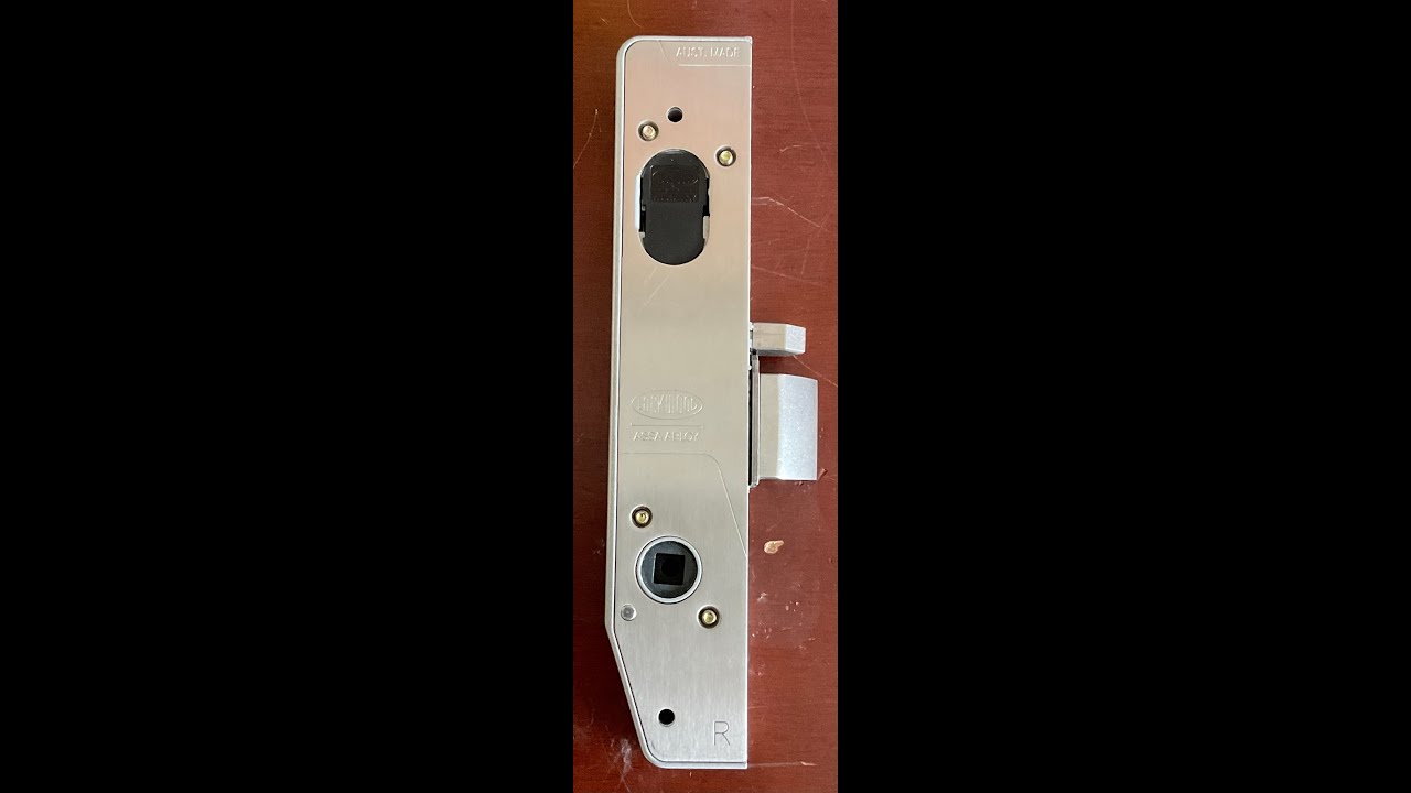 Lockwood 3782 mortise lock - YouTube