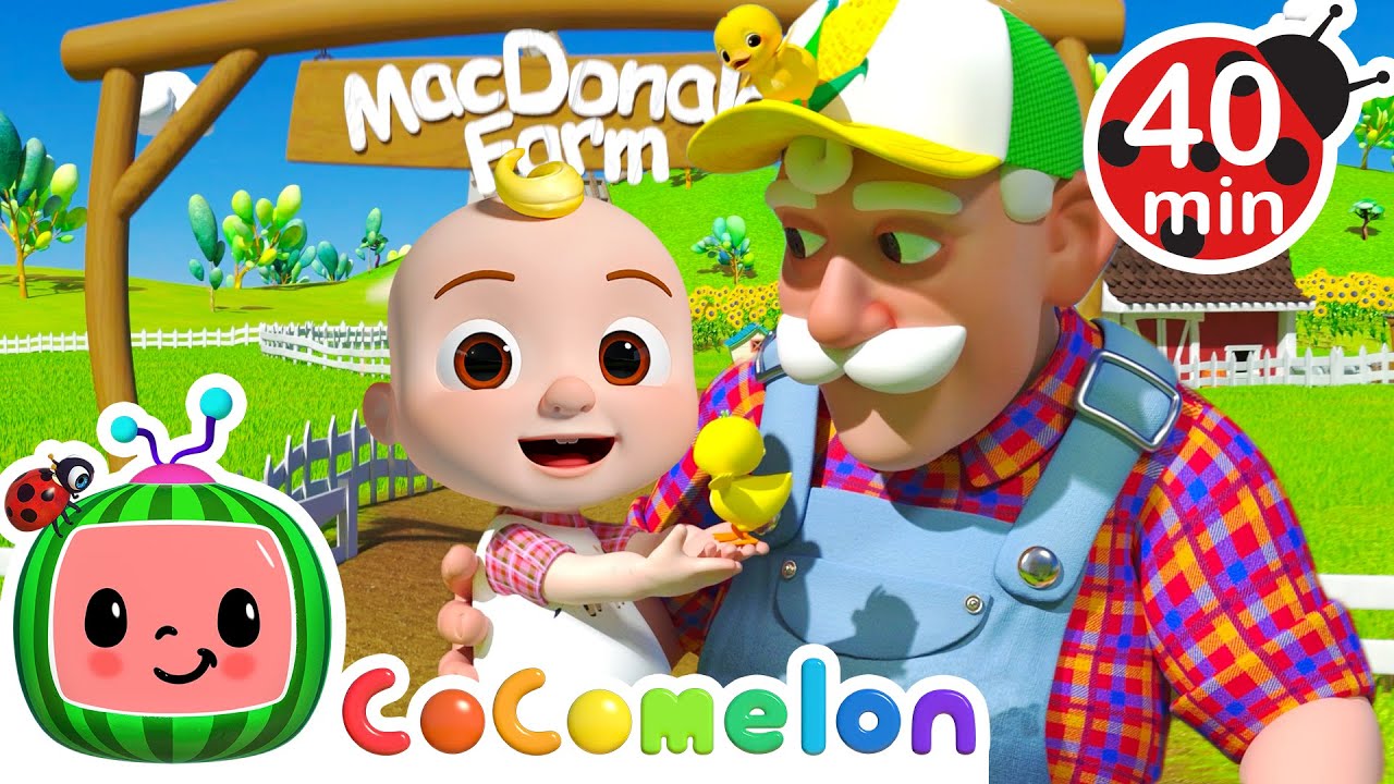 Old MacDonald (Had a Farm) | Little Angel & Cocomelon Nursery Rhymes ...