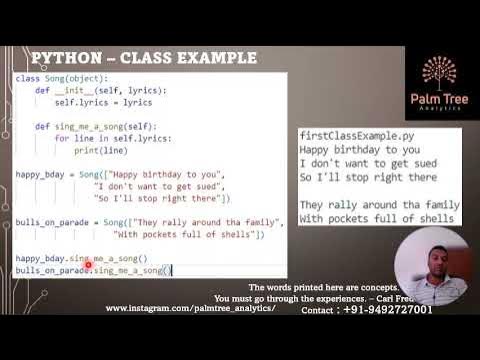 PYTHON-27. Class Example - YouTube