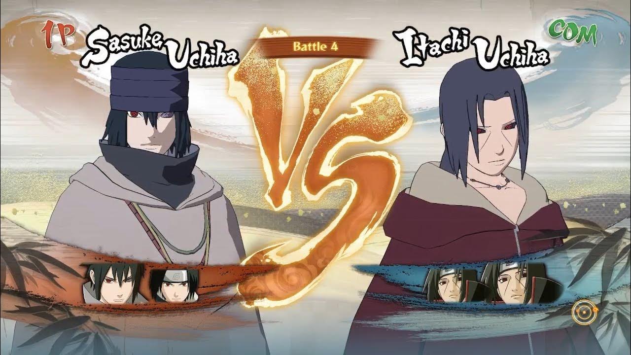 Naruto Shippuden Ultimate Ninja Storm 4: Sasuke Uchiha VS Itachi Uchiha - YouTube