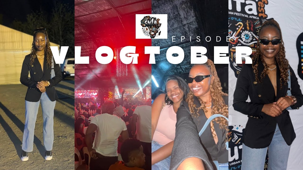 #vlogtober EP 7: CUFA COMEDY 🎭 DAVID KAU + TUMI MORAKE + SFISO NENE and ...
