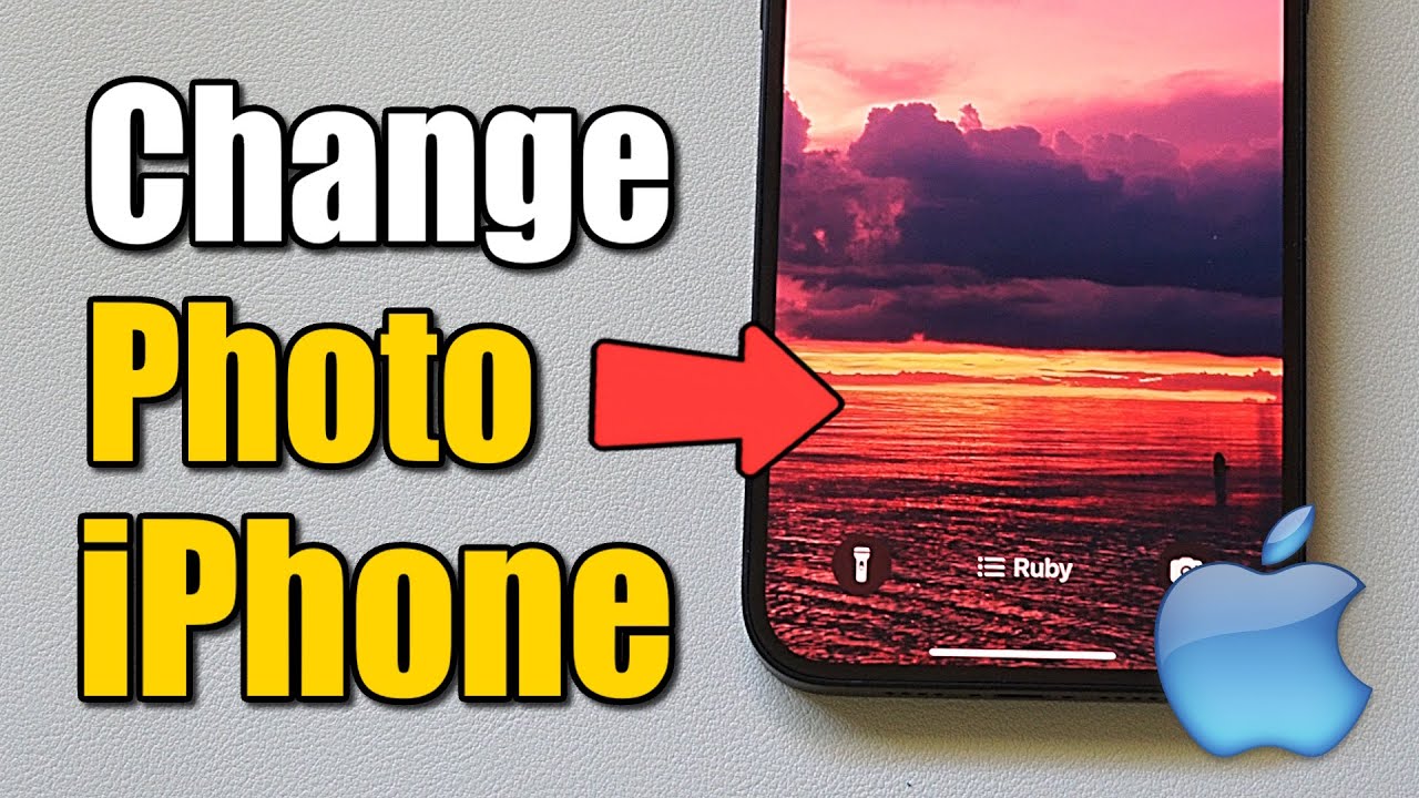 How to Change Lock Screen Photo & Add Name to iPhone (Best Method ...