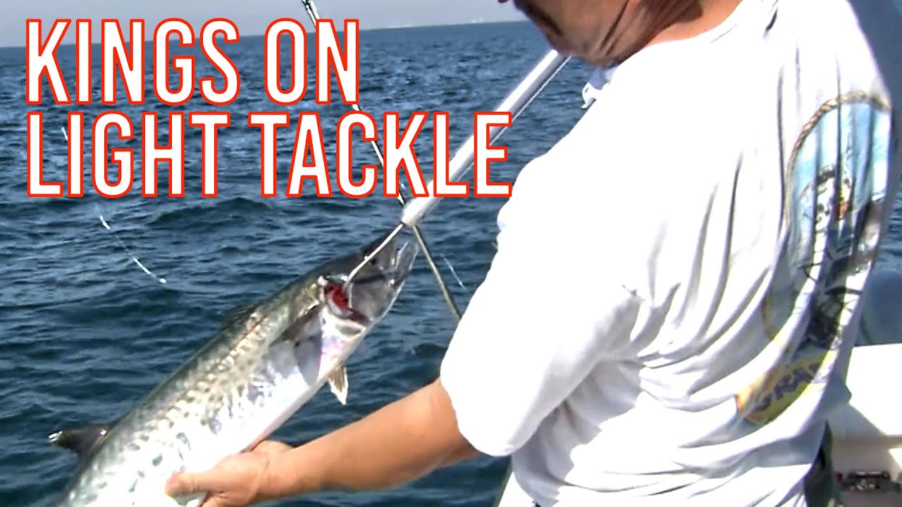 Fishing for Kings with light tackle - YouTube