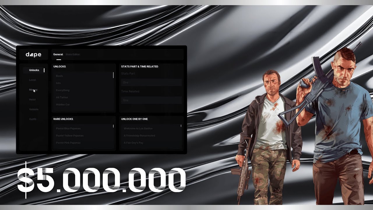 MOD MENU MAIS BARATO DO GTA 5 ENHANCED ONLINE! LOOP DE DINHEIRO! Dope ...
