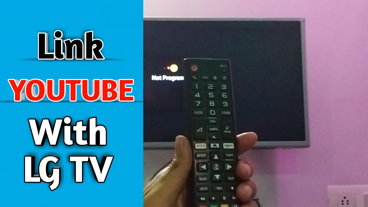 How to link youtube with phone on your LG smart tv - YouTube