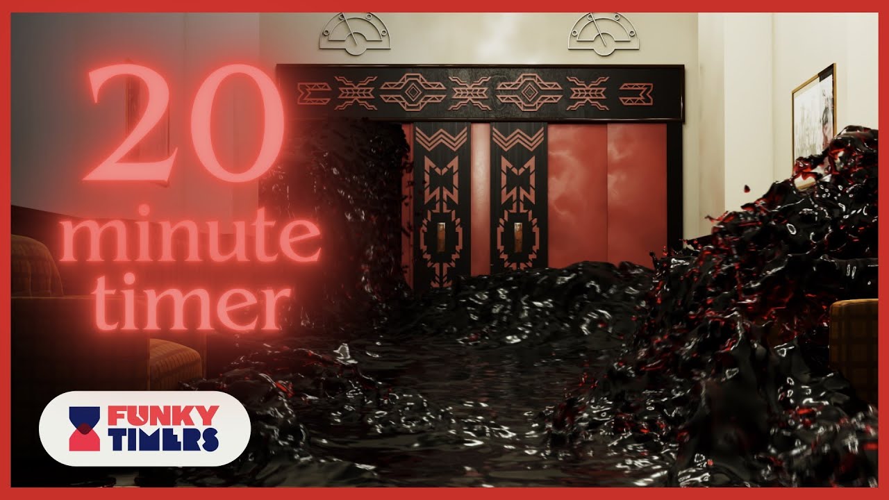 20 Minute Shining Blood Elevator Timer | 4k🩸🛗💀 - YouTube