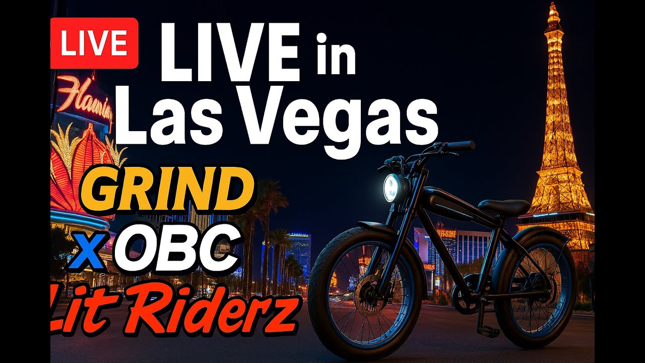 🔴 LIVE: GRIND at OBC Vegas Ride with Lit Riderz | America’s Biggest Custom Bike Week 🚲🔥 - YouTube