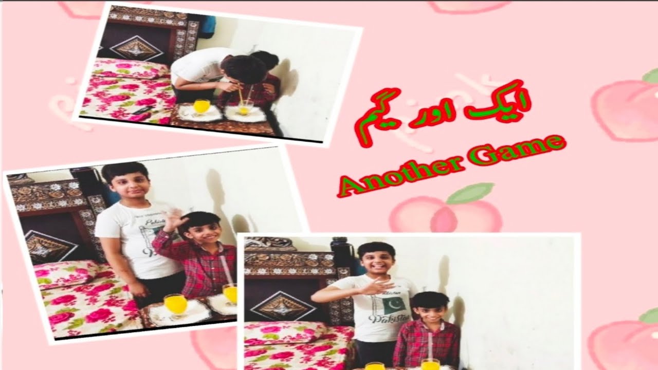 New Game Last sip and loss | Haider and Taha Ki Jodi | Table Game - YouTube