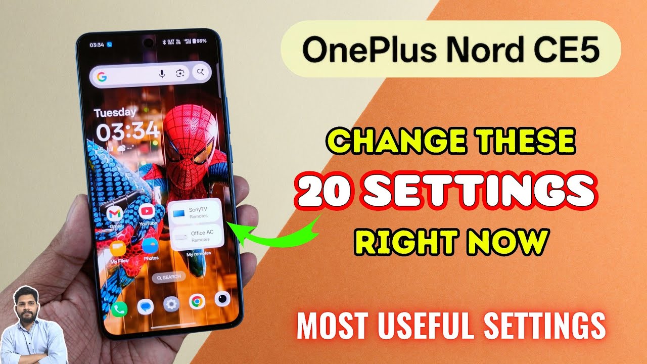 OnePlus Nord CE5 : Change These 20 Settings Right Now - YouTube