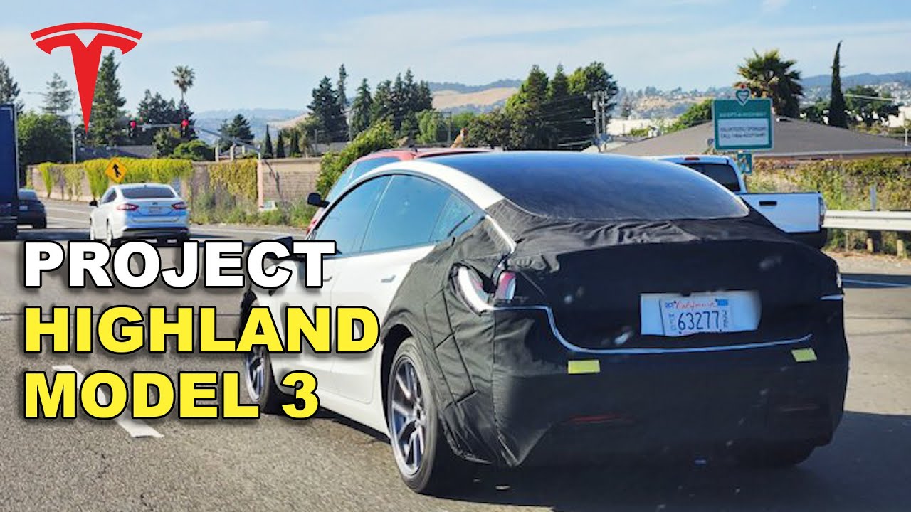 Tesla Model 3 Project Highland Interior And New Features - YouTube