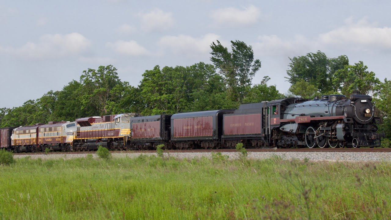 CP 2816 “Empress” West near Wadley, TX - YouTube