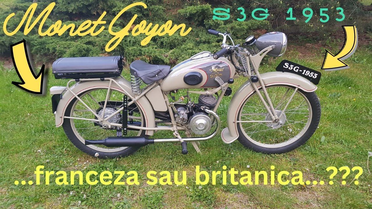 Monet Goyon S3G 1953 estetica franceza motor britanic #oldbarn # ...