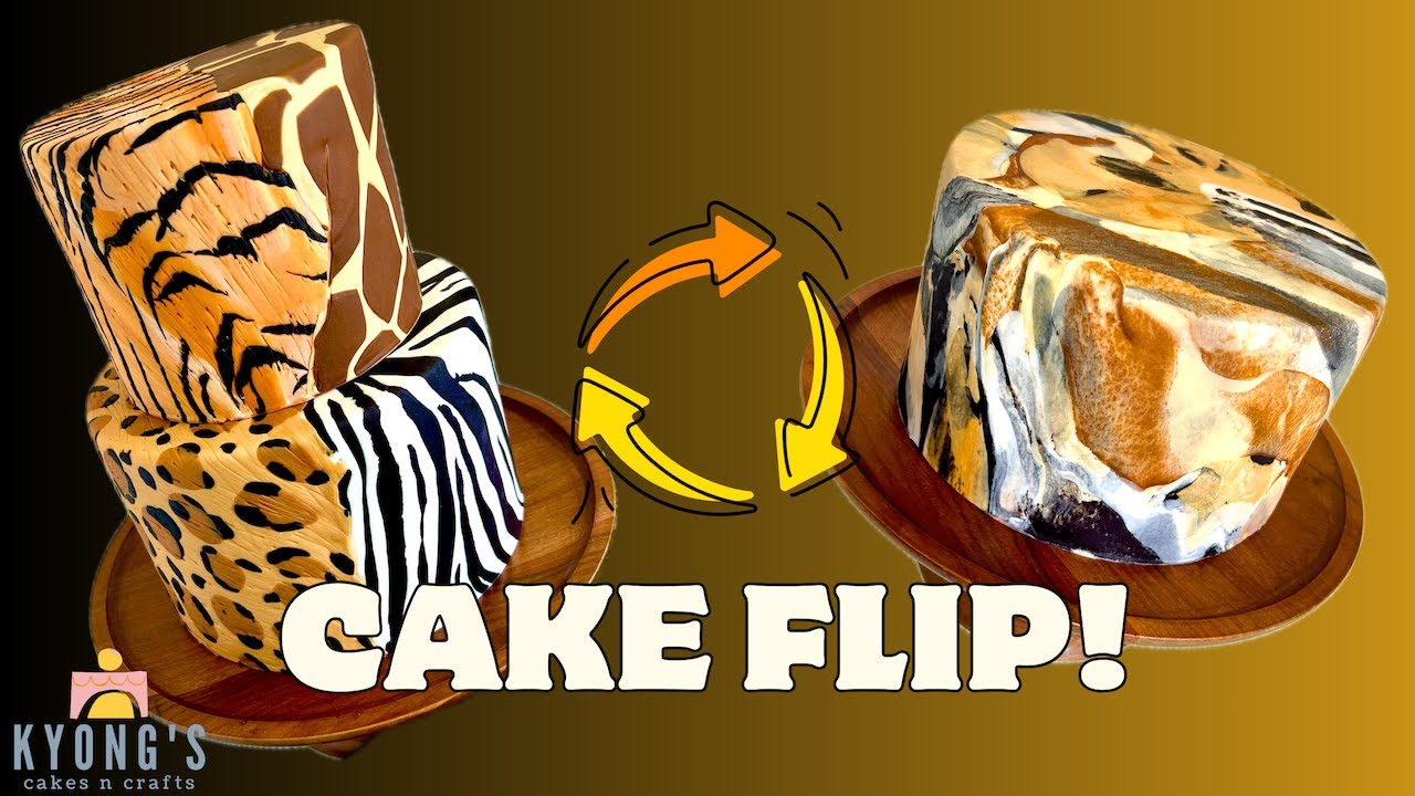 CAKE FLIP! Turned an Animal Print Cake into something else. Which do ...