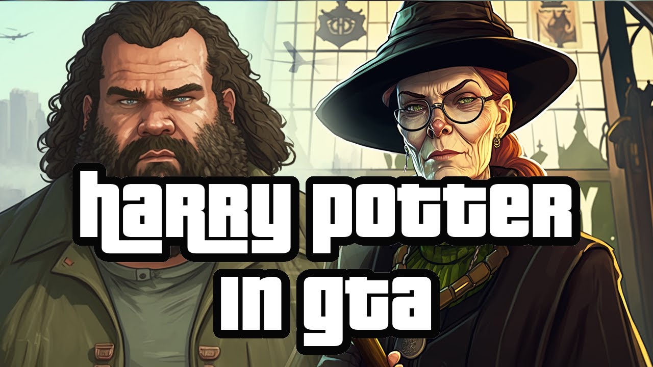 HARRY POTTER set in GRAND THEFT AUTO | GTA HOGWARTS LEGACY | Midjourney ...