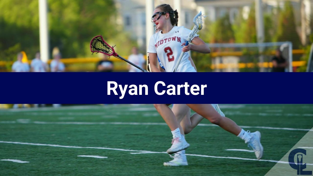 Ryan Carter Lacrosse Highlights - GA 2024 - Mid. Draw - YouTube