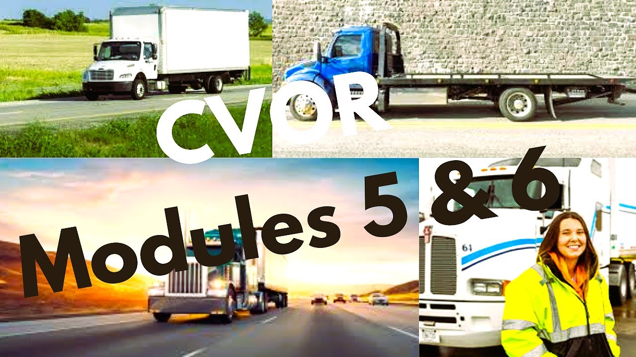 I Read the CVOR Manual (So You Don't Have To) Modules 5 & 6 - YouTube