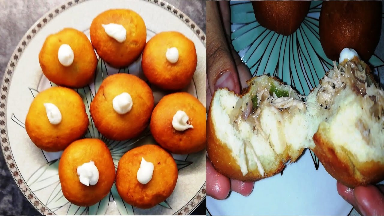 Pulled Chicken Doughnuts || Chicken Donuts Recipe || HFA Masala Recipes ...