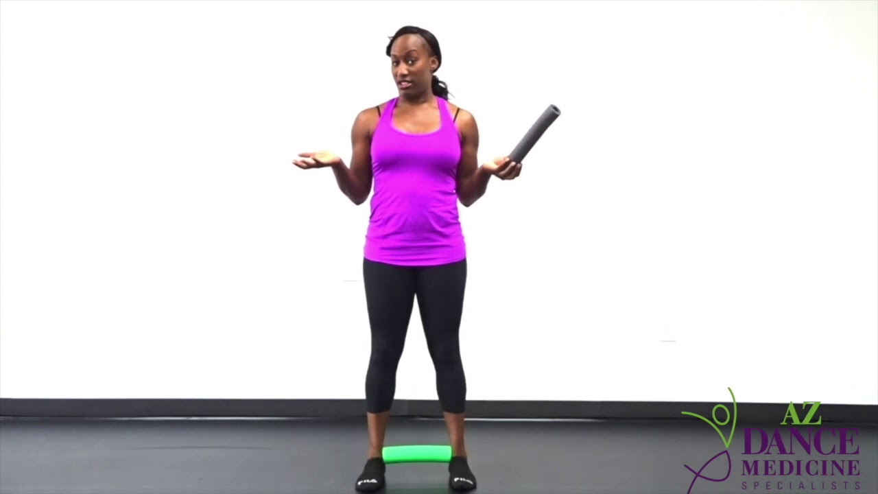 Easy ankle stabilization exercise - YouTube