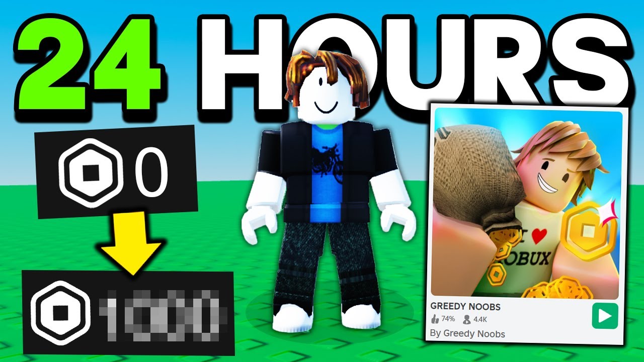 I played GREEDY NOOBS for 24 hours... - YouTube