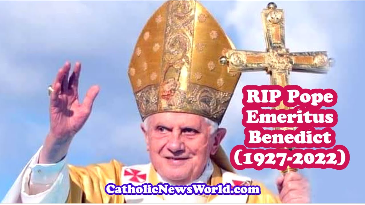 Pope Emeritus Benedict XVI Dies at Age 95 🙏 Biography Tribute to Pope ...