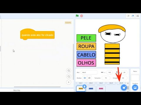 Inventando um criador de avatar - Scratch - jogo para crianças - YouTube