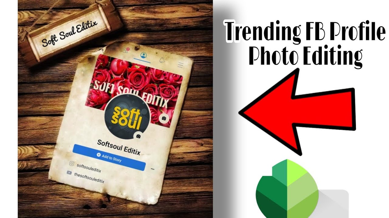 Trending Facebook Profile Screenshot Photo Editing - YouTube