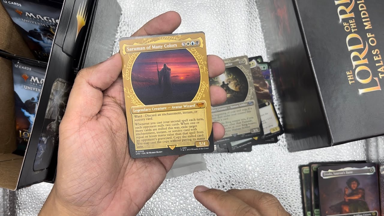 MTG LotR Gift Bundle of Many Blunders! Unboxing Magic The Gathering ...